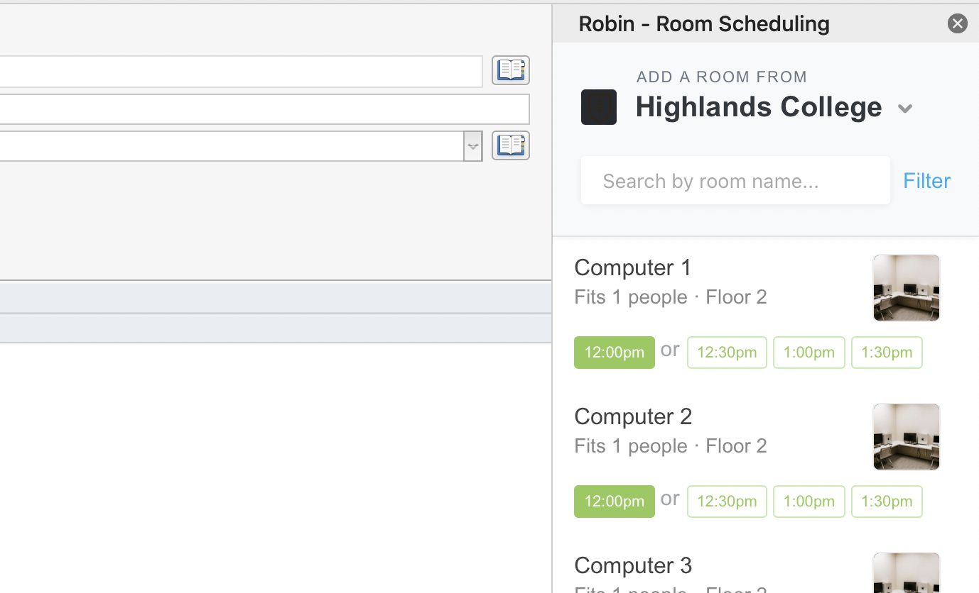 Configuring Robin to use in Microsoft Outlook – Highlands College