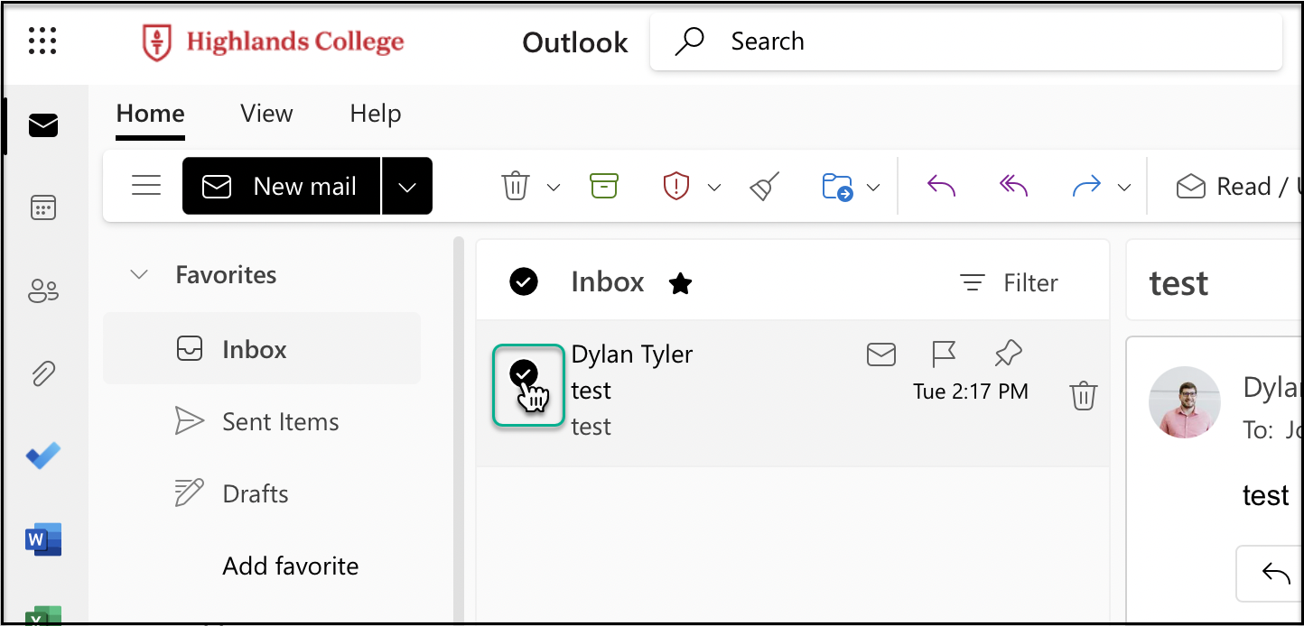 Managing Your Junk Mail in Microsoft 365 Outlook – Highlands College