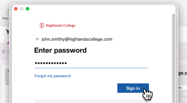 Adding a Shared Mailbox to your Outlook Account - Mac – Highlands College