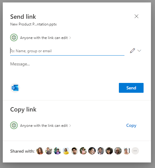 Share OneDrive files and folders – Highlands College